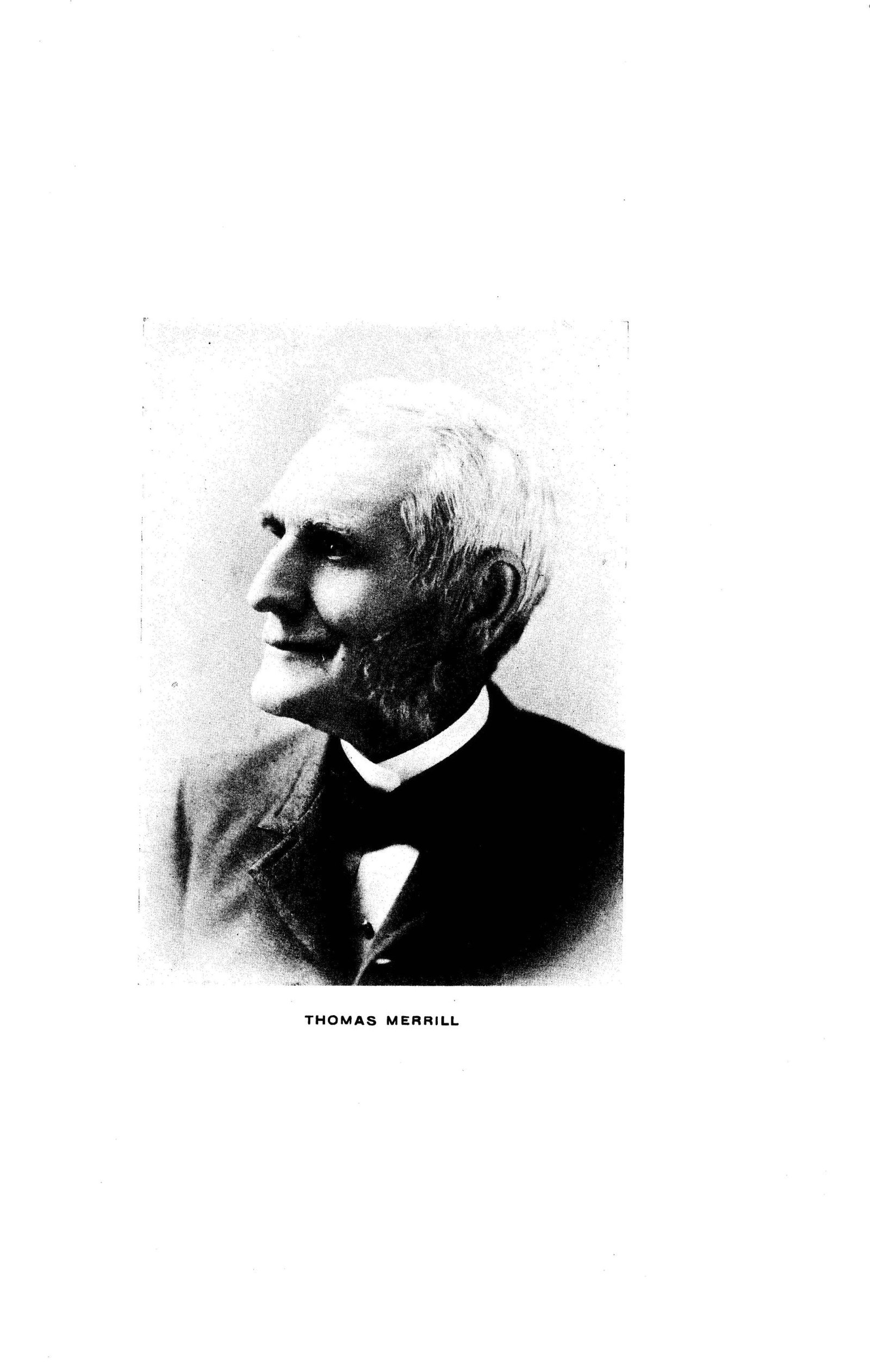 Biography of Thomas Merrill — Michigan Genealogy