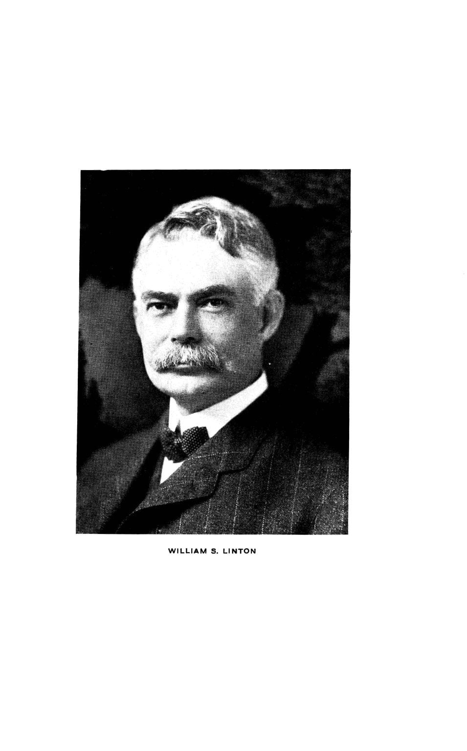 Biography of William Seelye Linton — Michigan Genealogy